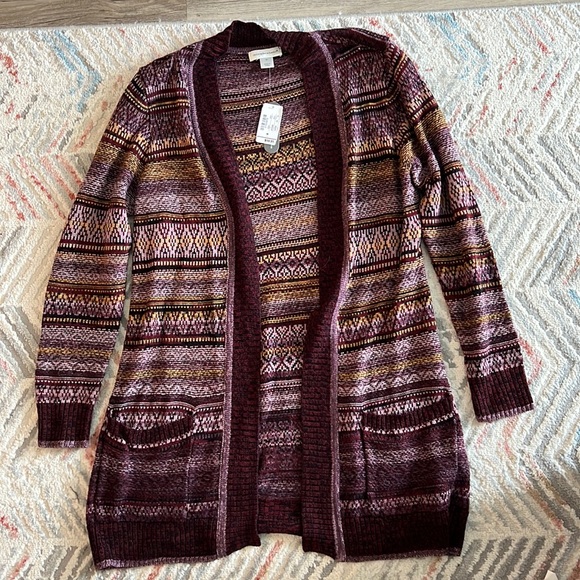Christopher & Banks | Sweaters | Medium Multicolored Cardigan ...